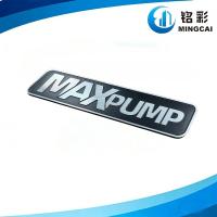 China Custom 3D Embossed Metal Nameplates with Industrial-Grade Performance and Custom Size and Shape for Branding for sale