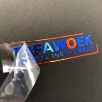 China Custom Ultra Thin 0.02~0.05mm Electroformed Nickel Transfer Logo Stickers with High Gloss Metallic Electroplating and Residue-Free Transfer Adhesive for sale