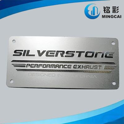 China Custom Etched Stainless Steel Metal Nameplates with Permanent Deep Etching and Multiple Craft Options for Equipment Plates for sale