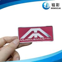 China Custom Etched Embossed Metal Nameplate with Waterproof Dustproof UV Resistant Finish and 3M Self Adhesive Logo Tag for sale