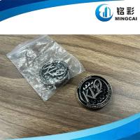 China Custom Embossed Zinc-Alloy Metal Badge and Metal Name Plate with Antique Plating for Brand Souvenirs for sale