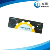 China Custom UV Printed Waterproof Graphic Overlay with Custom Cutouts for Electronic Front Panels for sale