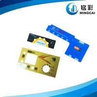 China Custom UV Printed Waterproof Graphic Overlay with Custom Cutouts for Electronic Front Panels for sale
