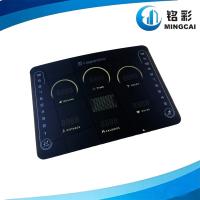 China Custom Tempered Glass Capacitive Touch Panel with Graphic Printing and Flexible FPC Connector for Fitness Equipment for sale