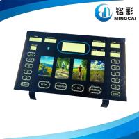 China Custom Tempered Glass Capacitive Touch Panel with Graphic Printing and Flexible FPC Connector for Fitness Equipment for sale