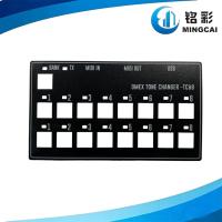 China Custom PET & PC Graphic Overlay and Front Faceplate with Multi-Color Silkscreen Printing and Precision Die-Cut Cutouts for sale