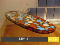 China Ecoresin Translucent Table for sale