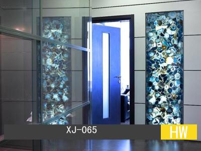 China Translucent Blue Agate Panel for sale