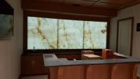 China White Onyx Glass cladding for sale