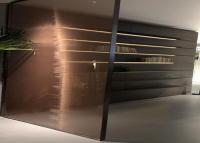 China Safe Transparent Metal Coated Wire Mesh Glass Laminate with Modern Design for sale