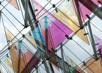 China Decorative Dichroic Float Glass For Lighting Design for sale