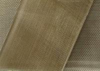 China Bronze Tinted Decorative Fabric Laminated Glass 6mm for sale