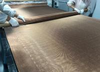 China 3D Cu Metal Coated Mesh Fabric Different Transmittance Light for sale