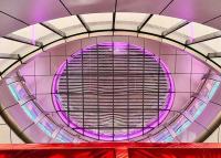 China Solid Dichroic Glass Panels , 5mm Dichroic Laminated Glass for sale
