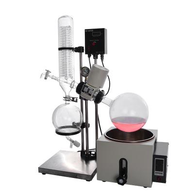 China 5 Litre Lab Chemical Rotary Vacuum Evaporator Stainless Steel Frame for sale