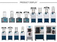 China Mini Vacuum Freeze Drier Machine Laboratory 3kg/24h Cold Trap Opening for sale