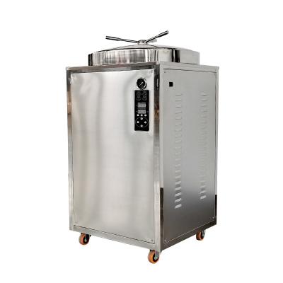 China High Pressure Steam Sterilizer Vertical Autoclave Stainless Steel 8KW Automatic Mushroom for sale