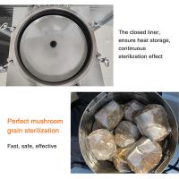 China High Pressure Steam Retort Sterilization Vertical Autoclave 150L With Wooden Case for sale