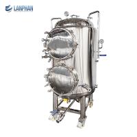 China 220V Single Phase Vertical Autoclave Steam Sterilizer with 330L Capacity and 15PSI Working Pressure for sale