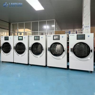 China 10kg 15kg Industrial Vacuum Lyophilization Equipment 8KG / Batch 220V For Egg Milk for sale