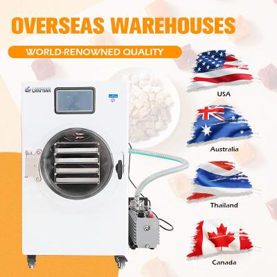 China 4kg 6kg 8kg Vacuum Freeze Dryer Lyophilizer Machine 2300W For Homemade for sale