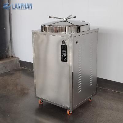 China Laboratory Automatic Vertical Pressure Steam Sterilizer Autoclave With 3 Baskets for sale
