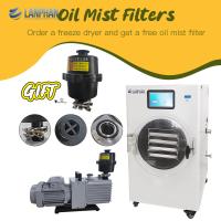 China Vacuum Freezer Machine Home Freeze Dryers Drying Food Equipment With Oil Mist Filter for sale