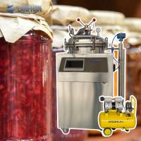 China Water Bath Food Sterilizer Small Steam Sterilizer Equipment In Food Processing for sale