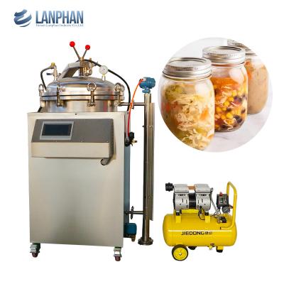 China Water Bath Vertical Counter Pressure Retort Autoclave For Food With Vacuum Packaging for sale