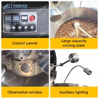 China Home Gas Electric Drum Roaster Auto Roasting Machine for sale
