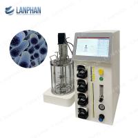 China Lab Glass vaccine Fermentation Bioreactor fed batch Benchtop Stirred Tank Bioreactor for sale