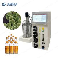 China Lab Glass vaccine Fermentation Bioreactor fed batch Benchtop Stirred Tank Bioreactor for sale