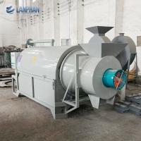 China Nut Roasting Machinery Roller Cocoa Bean Spice Rotary Drum Dryer Wood Rotary Drying Machine for sale