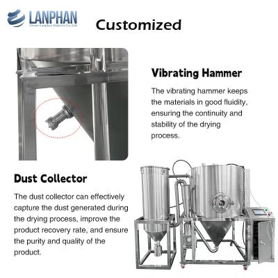 China 5L/H Small Spray Dryer Machine Industrial Laboratory Spray Drying Equipment for Food Chemical for sale