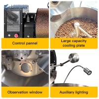 China 3kg Touch Screen Coffee Bean Roasting Machine Electric Cocoa Roaster Machinery for sale