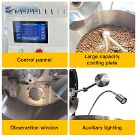 China 1kg Table Top Small Touch Screen Coffee Roaster Baking Machine Home Coffee Machine for sale