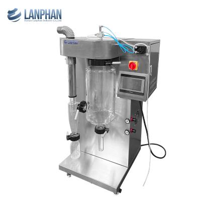 China Mini Lab 2l Glass Spray Dryer For Make Milk Flavor Powder Fruit Juice Powder for sale