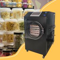 China Small Freeze Dryer Lanphan New Upgrade 0.5m2 Black Freeze Drying Machine With Vacuum Pump for sale