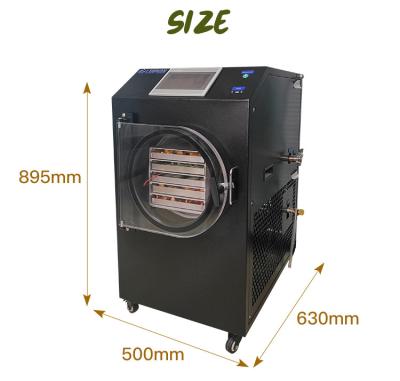 China Fruit Milk Freeze Dryer Machine Small Vacuum Home Food Freeze Drying Dryer Equipment for sale