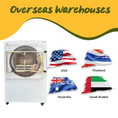 China 60-70 Kg / Batch Food Vacuum Commercial Freeze Drying Machine Freeze Dryer Lyophilizer for sale