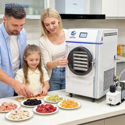 China 5-Tray Small Size Stainless Steel Freeze Dryer With Oil Pump For Candy Food for sale