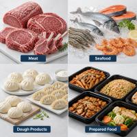 China Commercial -45°C Deep Flash Freezer Industrial Quick Blast Freezer for Seafood & Meat for sale