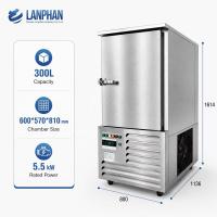 China 300L Vertical Blast Freezer 10 Trays Quick Freezer for Seafood & Food Industry for sale