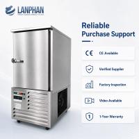 China 300L Single Door Blast Freezer 10 Trays Ultra Low Temp Food Freezing Machine for sale
