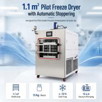 China -75℃ 15 kg/batch Pilot Freeze Dryer Automatic Hydraulic In-Situ Stoppering Lyophilizer for sale