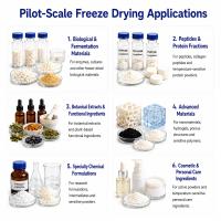 China -75℃ 15 kg/batch Pilot Freeze Dryer Automatic Hydraulic In-Situ Stoppering Lyophilizer for sale