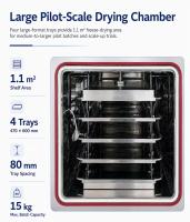 China Automatic Stoppering Freeze Dryer Pilot Lyophilizer with Precision Temperature Control for sale