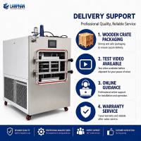 China -75℃ 15 kg/batch Pilot Freeze Dryer Automatic Hydraulic In-Situ Stoppering Lyophilizer for sale
