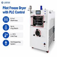 China 0.3m² Pilot Freeze Dryer with 4kg/Batch Capacity and Stainless Steel Construction for Pharmaceutical Lyophilization for sale