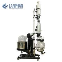 China Lanphan Double Condenser 10L Lab Rotary Evaporator for sale